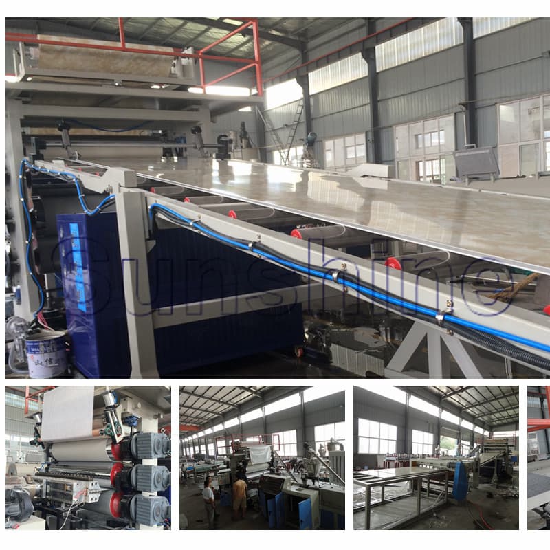 PVC Imitation Marble Sheet Machine - Sunshineextruder