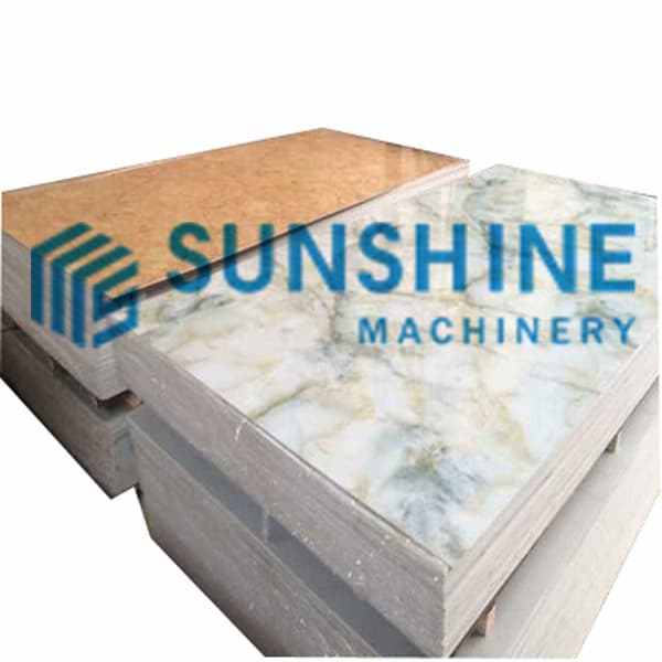 PVC Imitation Marble Sheet Machine - Sunshineextruder