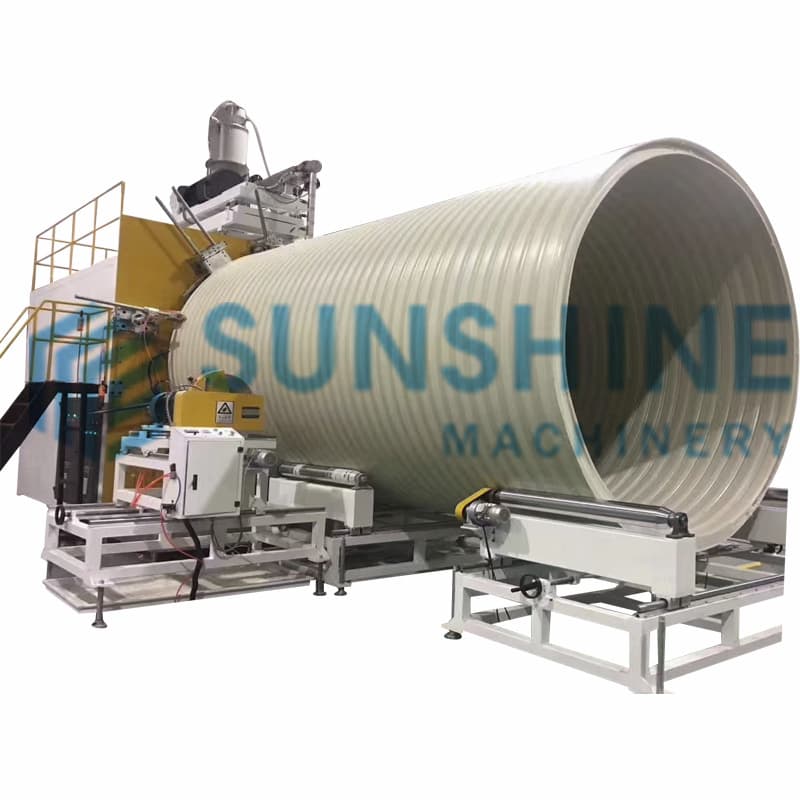 Large Diameter Hollow Winding Pipe Machine - Sunshineextruder